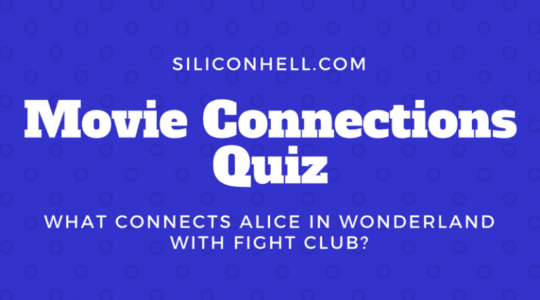 Movie Connections Quiz - Can you work out what links these films?